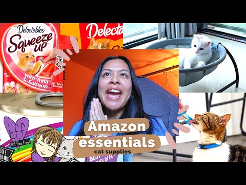 amazon pets must haves 2022 / amazon favorites + finds cats! / best treats, food and essentials!