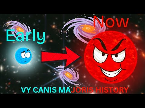 Timeline of VY Canis Majoris (FULL VIDEO)