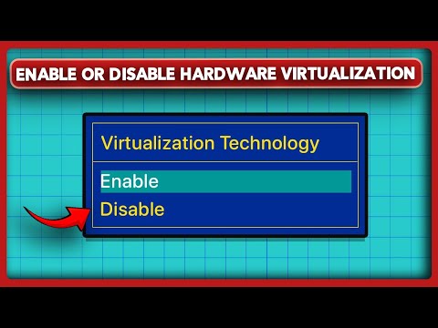 How to Enable or Disable Hardware Virtualization in Windows 11/10