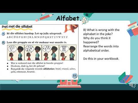 Afrikaans (EAT) - Grade 6 - Week 1, les 3