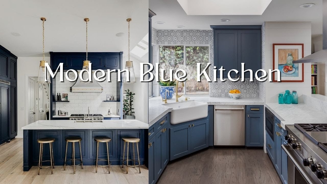 Navy Blue Kitchen Trends: 2025 Inspiration For Modern Homeowners Gray Modern Kitchen Ideas