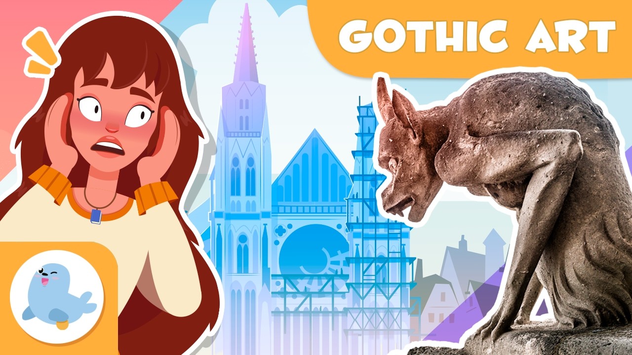 GOTHIC ART for Kids 🏰 Architecture, Stained Glass, and Sculptures from the Middle Ages 🎨