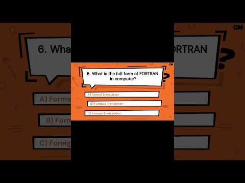 What is the full form of FORTRAN in computer? | Great Mind Official