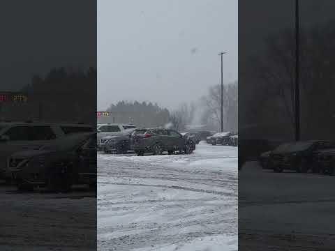 Heavy snowfall Minot, ND December 2024 #minot #snow #winter2024 #snowfall l