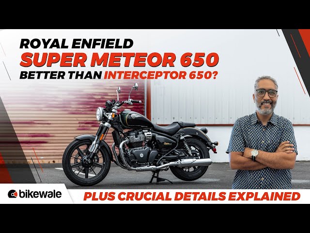 Royal Enfield Super Meteor 650 Unveiled | Details, Ride Experience Explained | EICMA 2022 ...