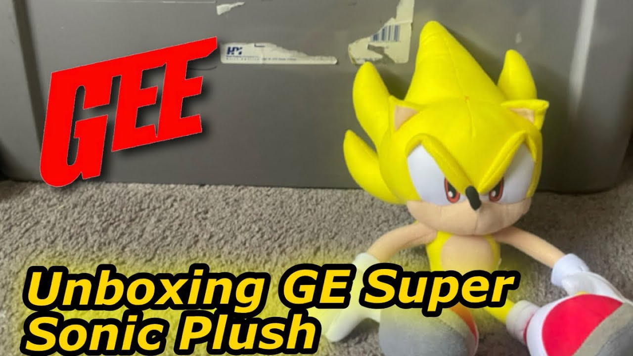 Unboxing GE Super Sonic Plush!
