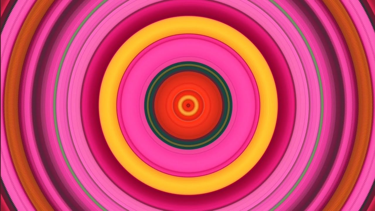 Colorful Circles Abstract Motion Graphics & Visual Art Background