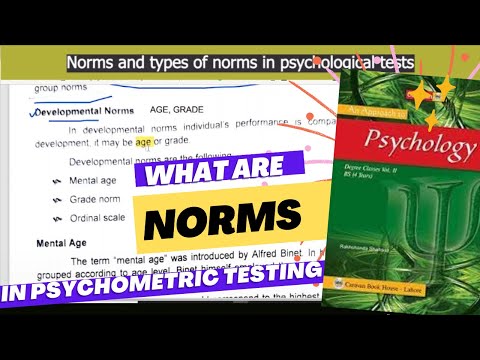 What Are Norms in Psychometric Testing] Part 1] Urdu/Hindi #wellnessbyfarah