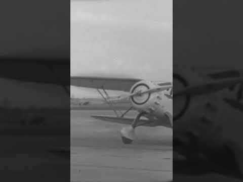 Detailed Look at Waco Standard Cabin Biplane During the Great Depression | Vintage #short #shorts