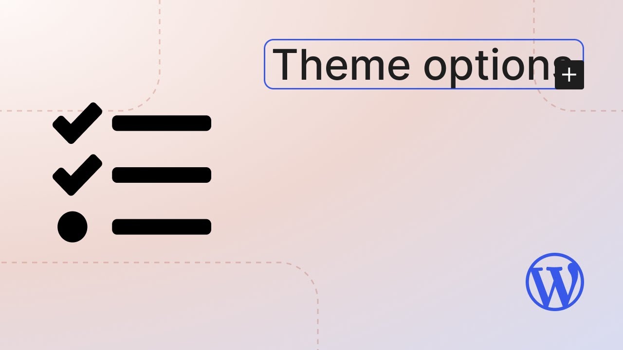 Theme options