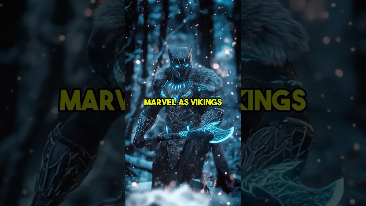 A.I. Mashup Marvel Vs. Vikings #shorts #ai #marvel #vikings
