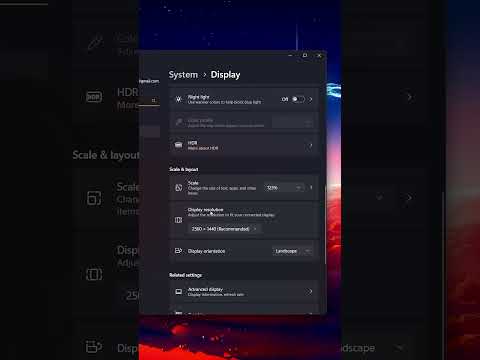 Windows Change Screen Resolution & Size