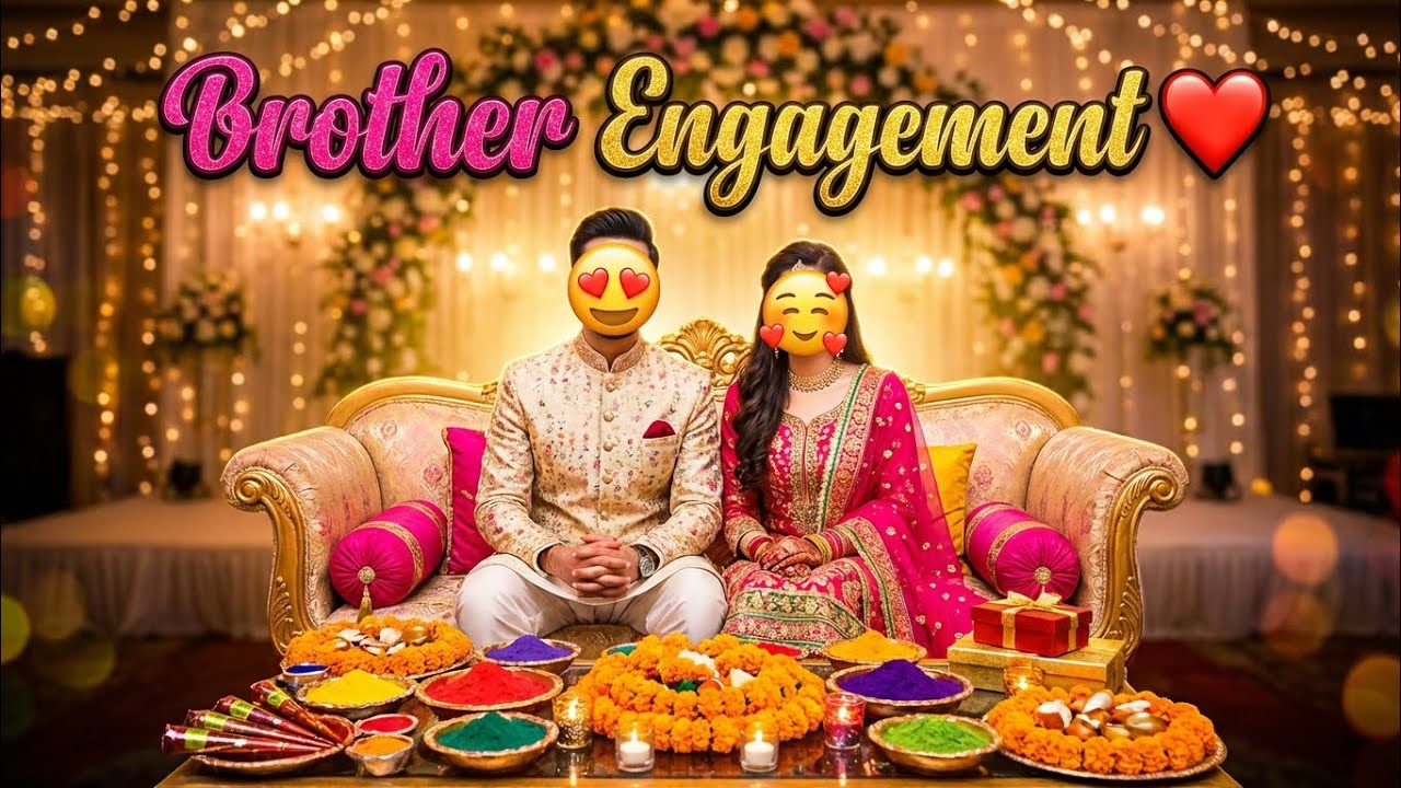 My Cousin Engagement Vlog ❤️ | Full Day Engagement Function