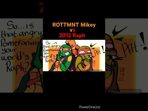 ROTTMNT Mikey vs 2012 Raph