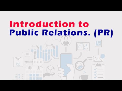 Introduction to Public Relations.