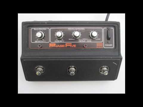 ROLAND PHASE 5 GUITAR EFFECTS PEDAL AUDIO SAMPLE