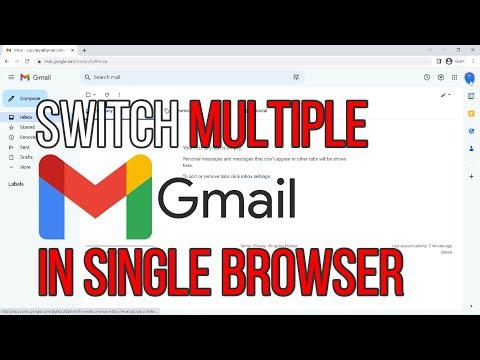 How To Switch Between Multiple Gmail Accounts In Single Browser