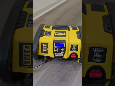How To Charge STANLEY FATMAX 1000 Peak Amp Power Station