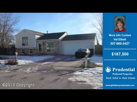Homes For Sale Gillette WY Real Estate $187500 1352-SqFt 3-Bdrms 1.75-Baths