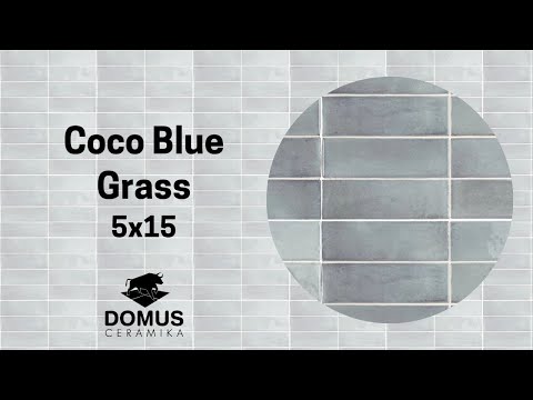 Płytki Coco Blue Grass 5x15 - Domus Ceramika