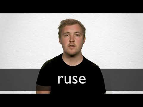 How to pronounce RUSE in British English