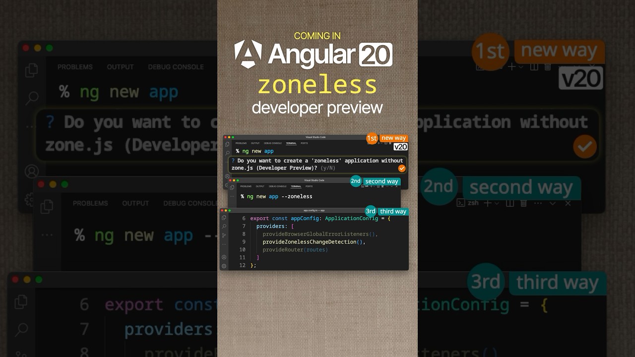 Zoneless Moves to Developer Preview in Upcoming Angular 20 #angular20 #angular