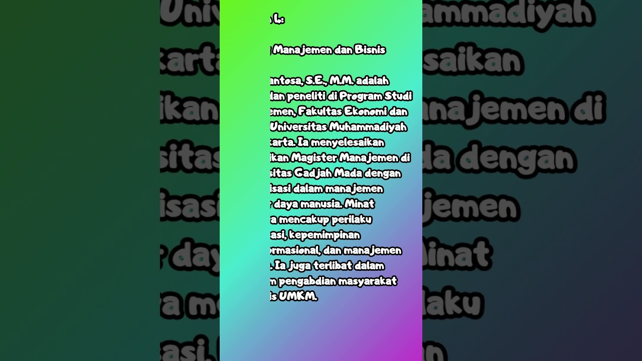 CONTOH BIOGRAFI JURNAL