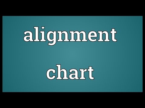 Alignment chart Meaning