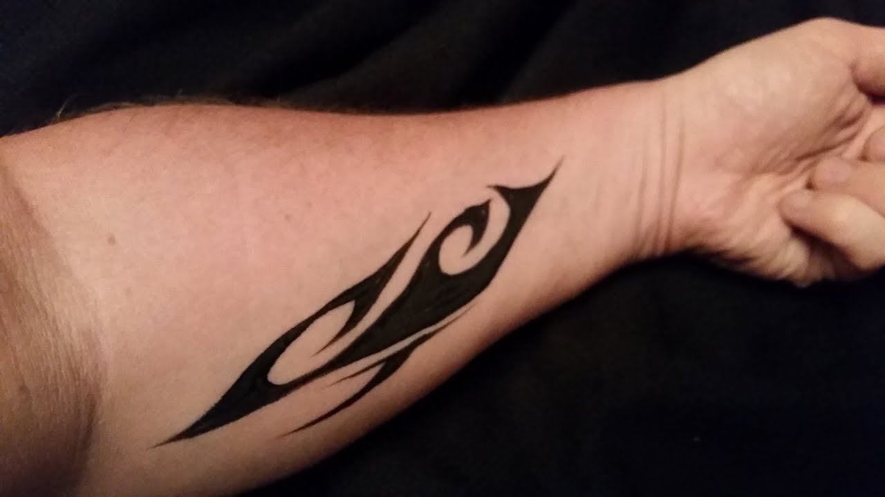 Celtic Tribal Arm Tattoo: Makeup Tutorial