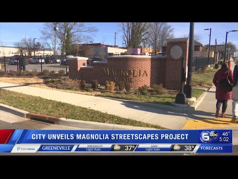 City unveils Magnolia streetscapes project