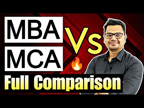 MBA Vs MCA Full Comparison in Hindi | Best Career Option After Graduation | By Sunil Adhikari