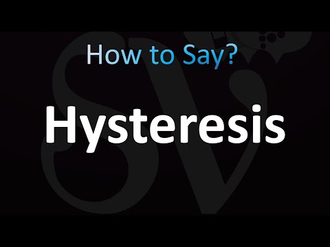 How to Pronounce Hysteresis