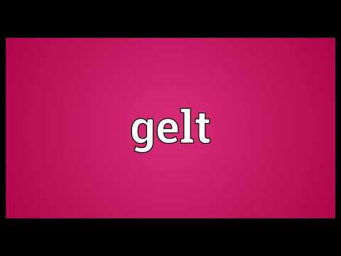 Gelt Meaning