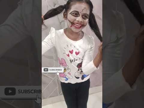 Happy halloweens day #devil #ghost #deyyam performance by neeha sri