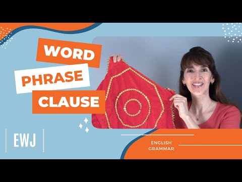 Word, Phrase & Clause: What's the Difference? π©βπ« English Grammar