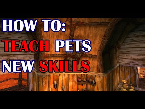 How To: Learn New Skills for Hunter Pets!