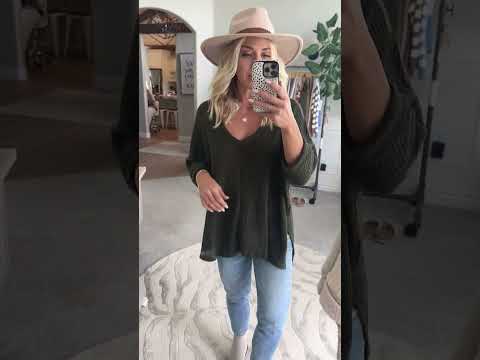 Textured Knit Dolman Sweater - Dark Olive