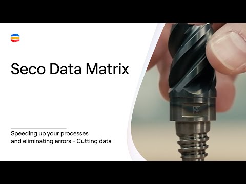 Seco Data Matrix: Scannable Codes Make Every Tool Traceable | Seco Tools