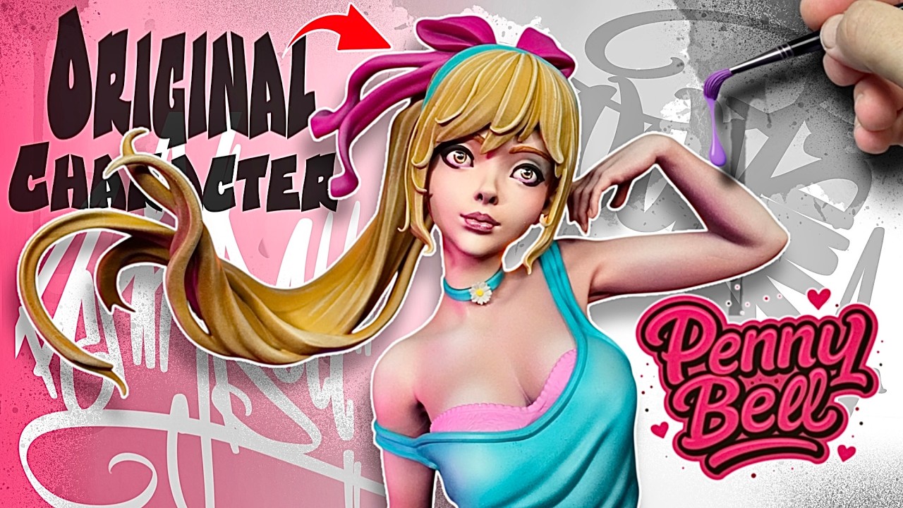 How To 3D Print and Paint an Original Character with Anycubic M7 Pro