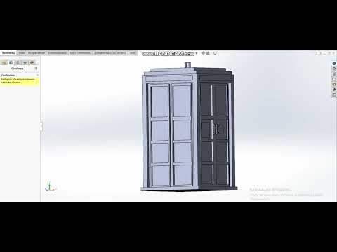 3D model Police box / Tardies. 3D Printer. / Doctor who.