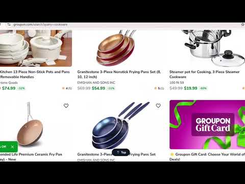 Groupon Deals - Find Amazing Cookware Bargains!