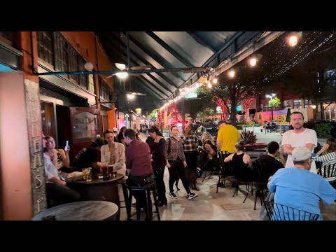 4K Clematis St., West Palm Beach Friday Nightlife clubs, and bars, millionaires, and homeless people