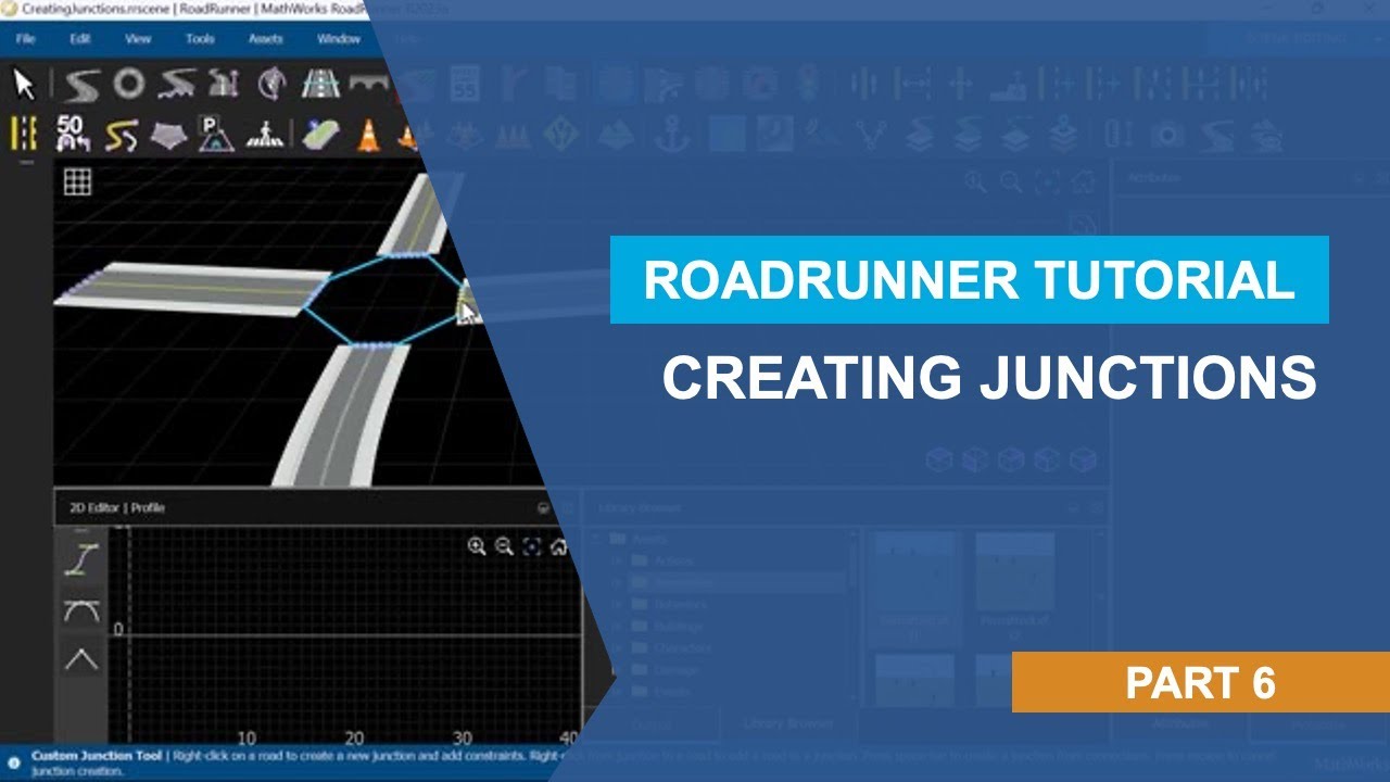 Creating Junctions in RoadRunner | RoadRunner Tutorial, Part 6