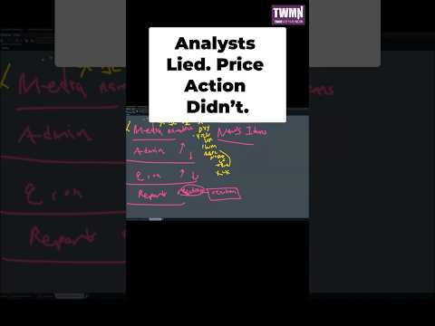 Analysts Lied. Price Action Didn’t. #shorts #trading #tradingstrategy