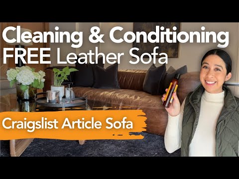 Leather Sofa Care - Cleaning & Conditioning | Leather Honey Review (Not Sponsored)