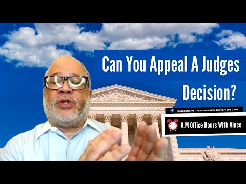 Can You Appeal A Judges Decision?