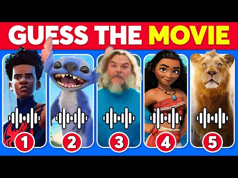 Guess the MOVIE by the SONG | Minecraft Movie⛏️MUFASA: The Lion King????Moana 2????Spider-Man????