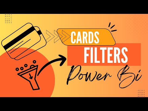 Power Bi 6:CARDS and FILTER #powerbicharts #cards #filters