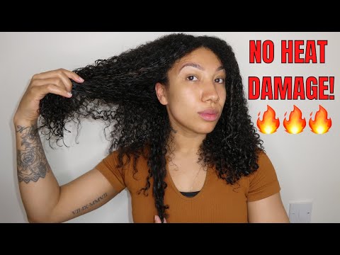 HOW TO REVERT BACK TO CURLY HAIR | NO HEAT DAMAGE | Kekekurly