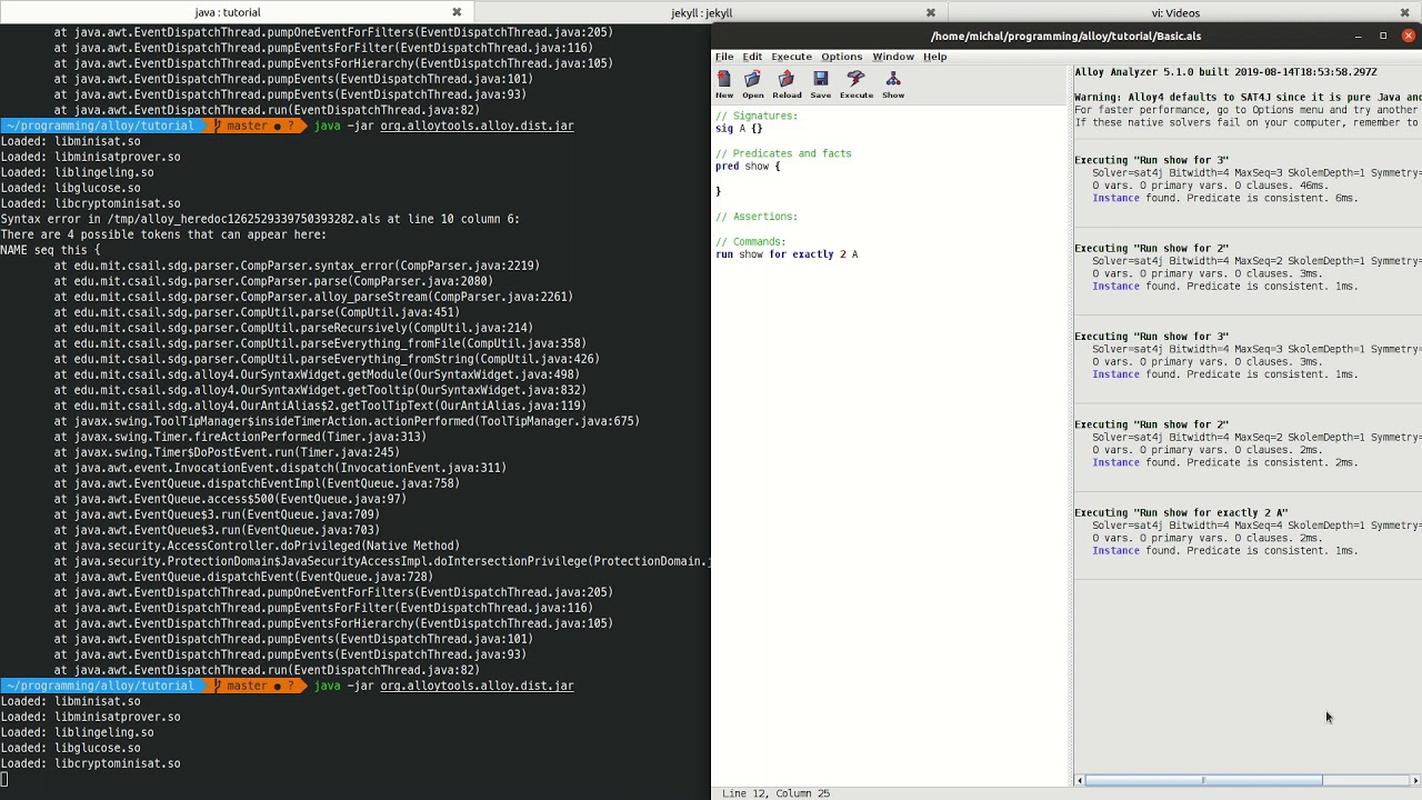 Alloy tutorial: Part 1 - Getting started